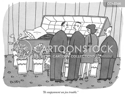 Dessins humoristique et caricaturés avec Cercueils