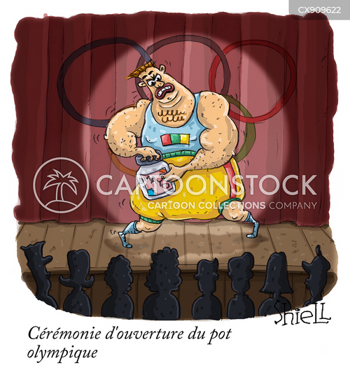 Dessins humoristique et caricaturés avec Anciens Jeux Olympiques