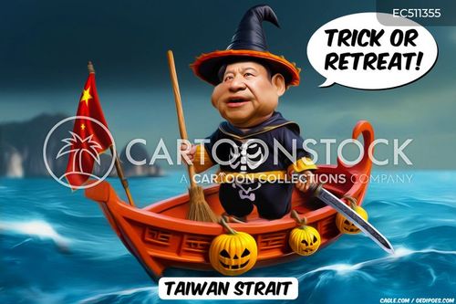Taiwan Strait Cartoons and Comics - funny pictures from CartoonStock