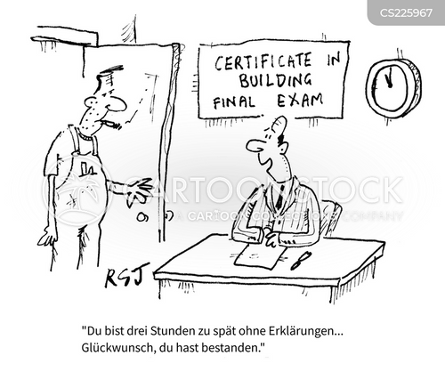 Cartoons und Karikaturen mit Drei-stunden-regel