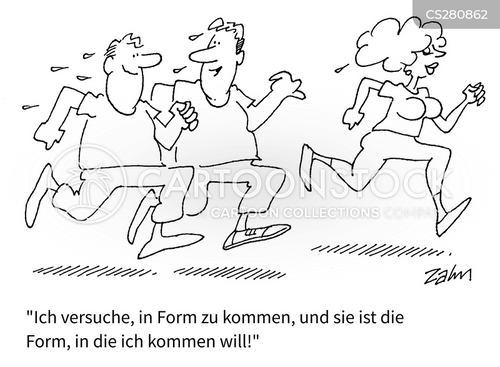 Cartoons und Karikaturen mit Form Wiedererlangen