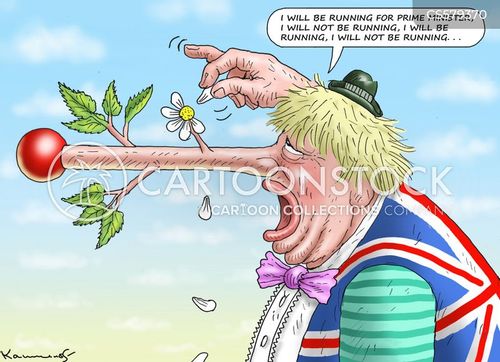 Boris Johnson Wins Cartoons and Comics - funny pictures from CartoonStock