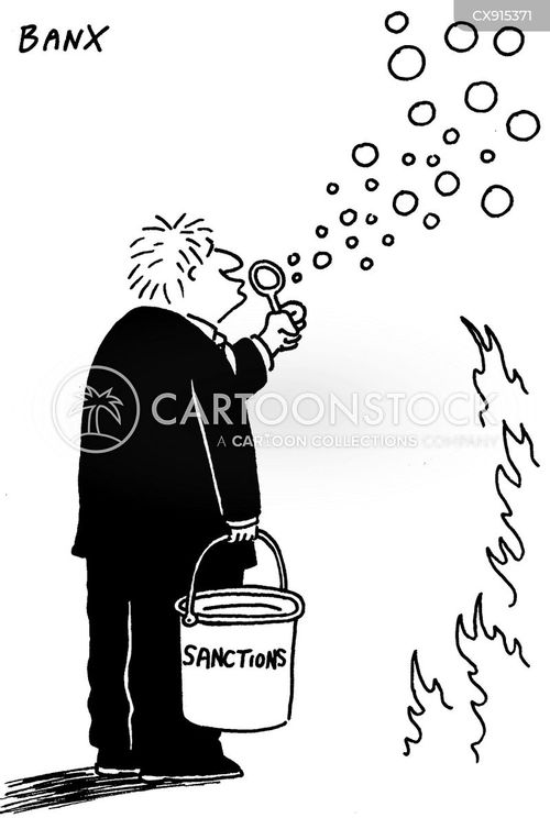 Sanctions Regime Cartoons and Comics - funny pictures from CartoonStock