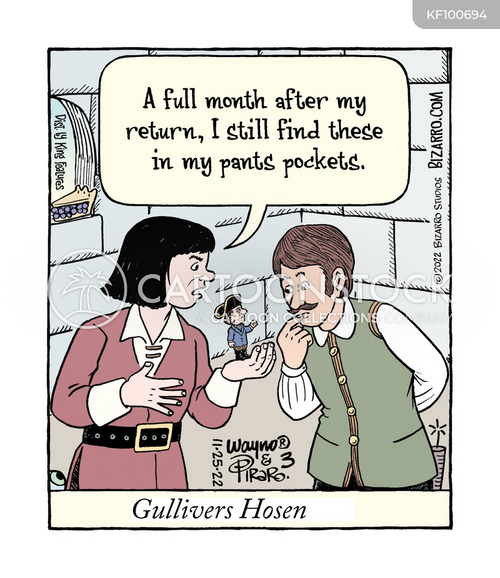 Cartoons und Karikaturen mit Englischer Student