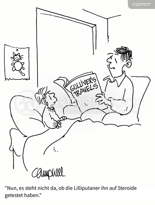 Cartoons und Karikaturen mit Jonathan Swift