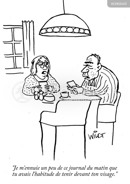 Dessins humoristique et caricaturés avec Papier Journal