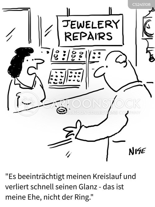 Cartoons und Karikaturen mit Reparatur Und Wartung