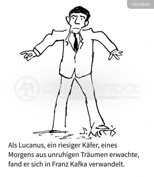 Cartoons und Karikaturen mit Kafka-traum