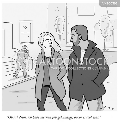 Cartoons und Karikaturen mit Herausforderung Von Normen