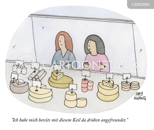 Cartoons und Karikaturen mit Probieren