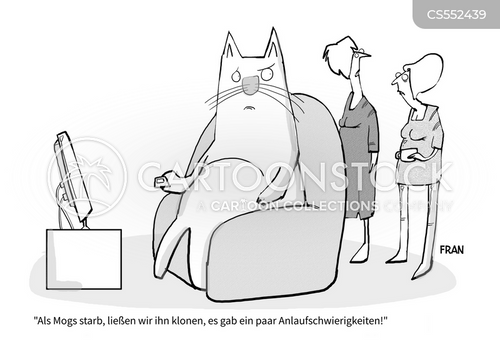 Cartoons und Karikaturen mit Klonproblem