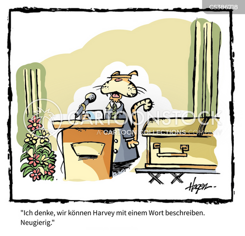 Cartoons und Karikaturen mit Neugierig