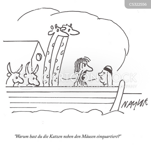 Cartoons und Karikaturen mit Nagetierbefall