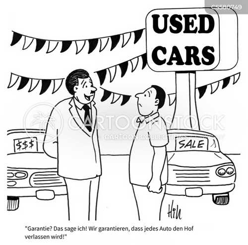 Cartoons und Karikaturen mit Auto