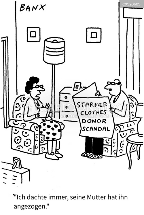 Cartoons und Karikaturen mit Lebende Spender