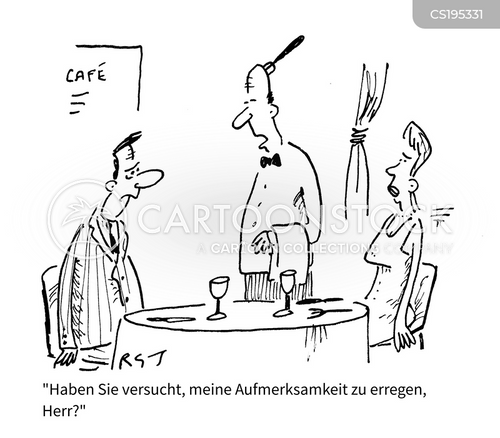 Cartoons und Karikaturen mit Aufsehen Erregen