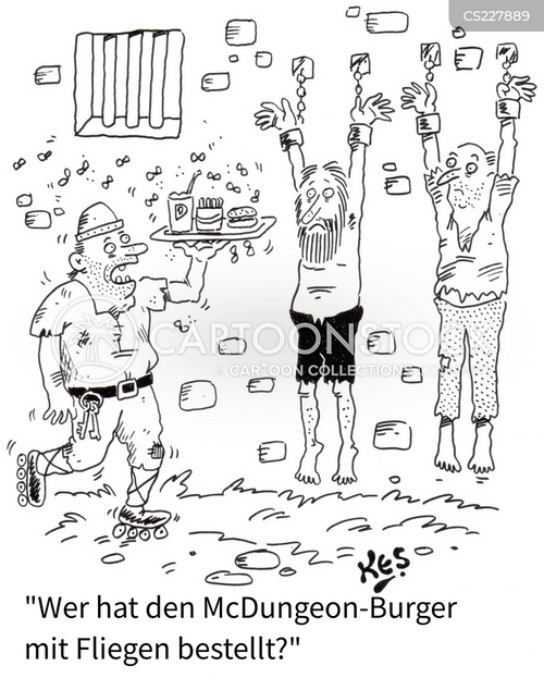 Cartoons und Karikaturen mit Dirty Burger