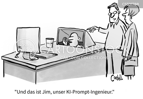 Cartoons und Karikaturen mit Ki-prompt