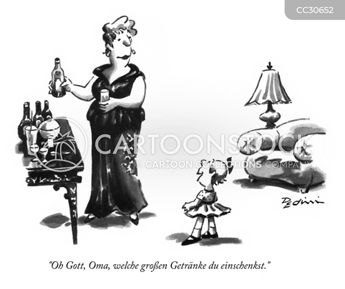 Cartoons und Karikaturen mit Omas
