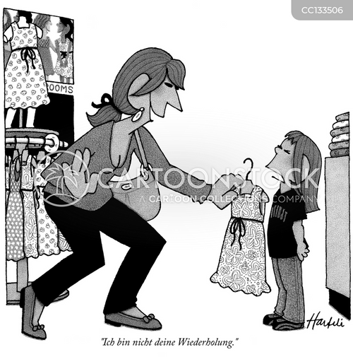 Cartoons und Karikaturen mit Muttertag