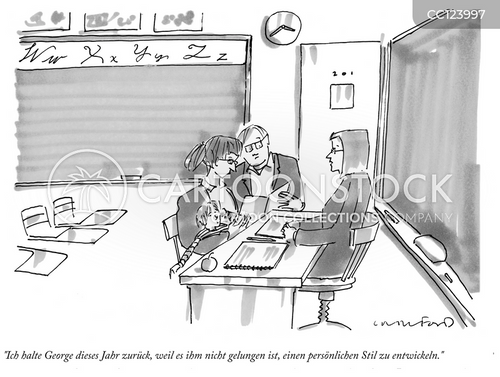 Cartoons und Karikaturen mit Elternabend