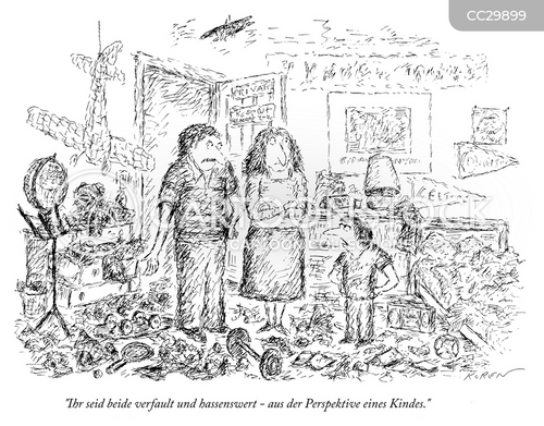 Cartoons und Karikaturen mit Jugendliches Verhalten