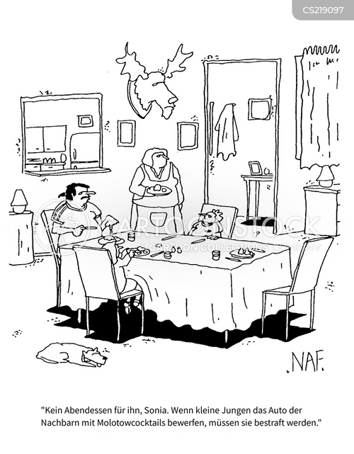 Cartoons und Karikaturen mit Disziplin Für Kinder