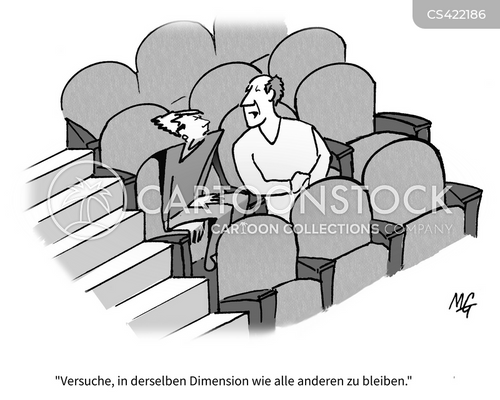 Cartoons und Karikaturen mit Dritte Dimension