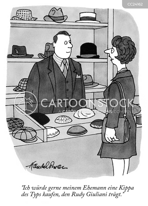Cartoons und Karikaturen mit New Yorker Mode