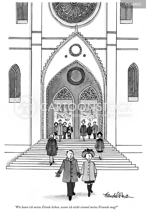 Cartoons und Karikaturen mit Christliche Werte