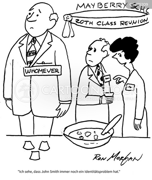 Cartoons und Karikaturen mit Klassentreffen