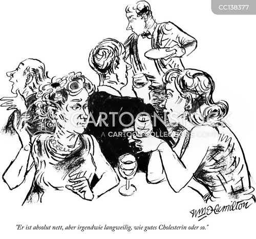 Cartoons und Karikaturen mit Hintenrum Reden