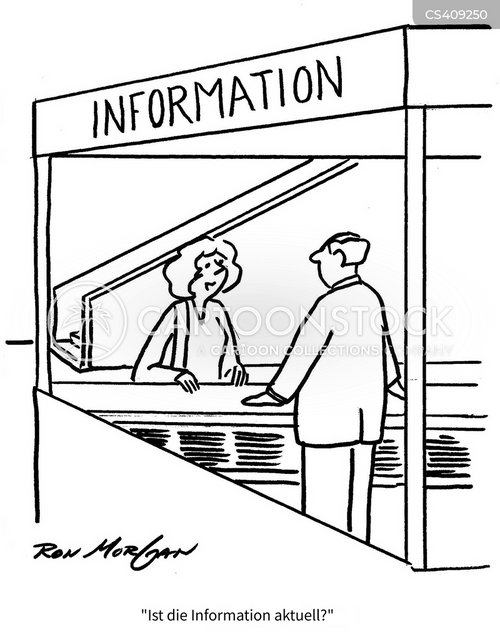 Cartoons und Karikaturen mit Info-schalter