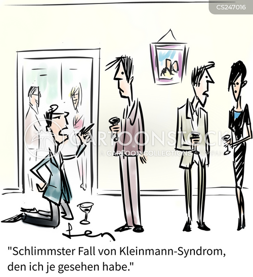 Cartoons und Karikaturen mit Kurzer Mann