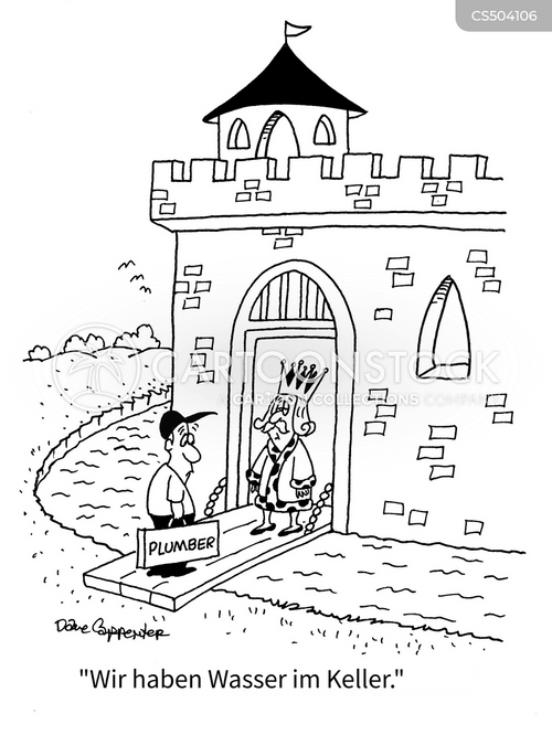 Cartoons und Karikaturen mit Keller
