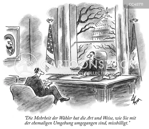 Cartoons und Karikaturen mit M25