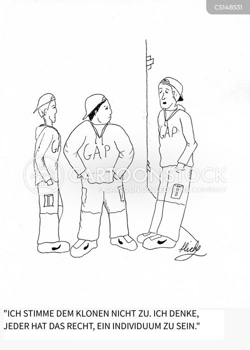 Cartoons und Karikaturen mit Beliebte Marken