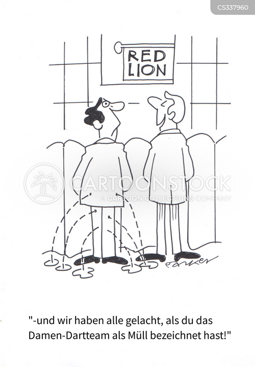 Cartoons und Karikaturen mit Kneipe Team