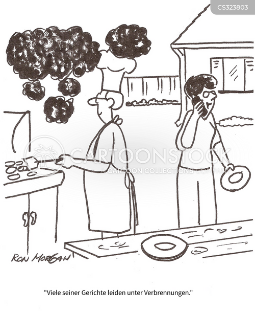 Cartoons und Karikaturen mit Burn-out