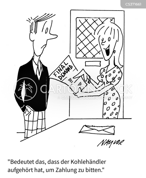 Cartoons und Karikaturen mit Kohle