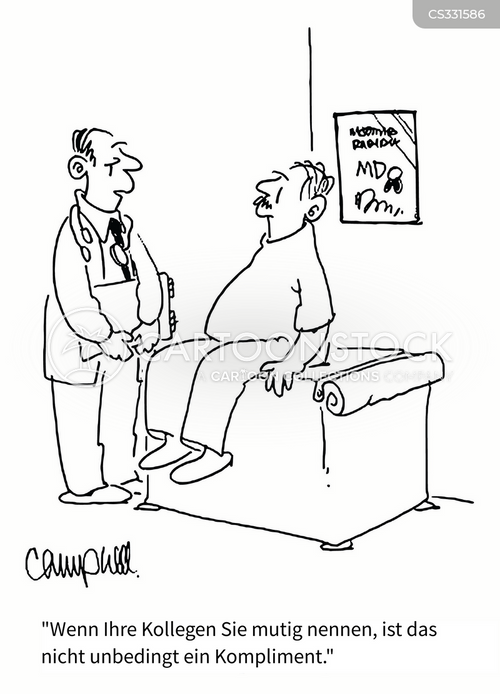 Cartoons und Karikaturen mit Kompliment