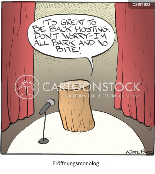 Cartoons und Karikaturen mit Angina-monologe