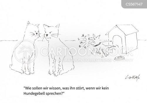 Cartoons und Karikaturen mit Humorvolle Kommunikation