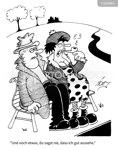 Cartoons und Karikaturen mit Bryant Park