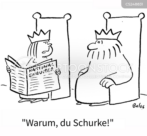 Cartoons und Karikaturen mit National Enquirer