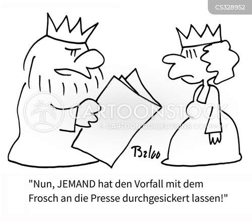 Cartoons und Karikaturen mit Durchgesickerte