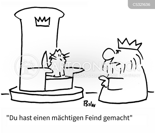 Cartoons und Karikaturen mit Feind Der Krone