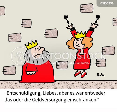 Cartoons und Karikaturen mit Burgverlies