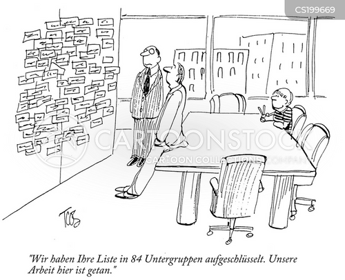 Cartoons und Karikaturen mit Datenbank