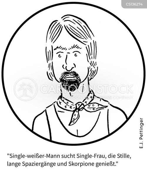 Cartoons und Karikaturen mit Singles